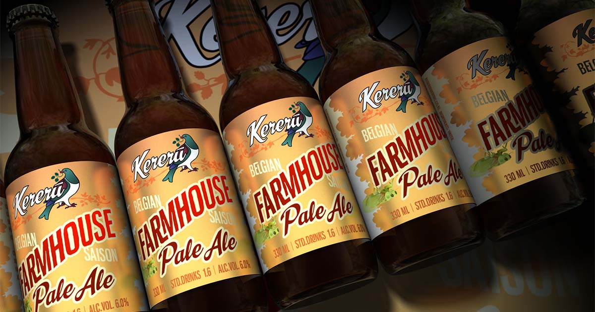 Farmhouse Pale Ale - Retired Gold Beer - Kereru Brewing
