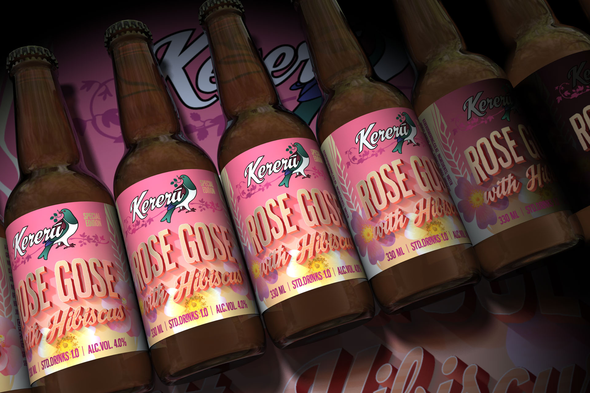 Rose Gose Ale - Retired Beer - Kereru Brewing