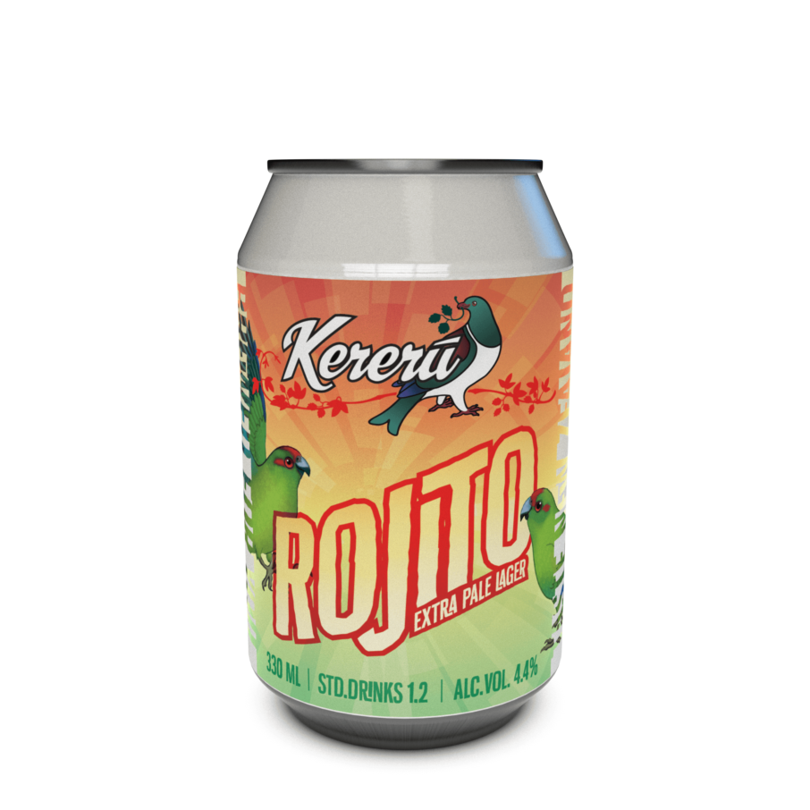Rojito Extra Pale Lager - Crisp and Clean Straw Beer - Kereru Brewing