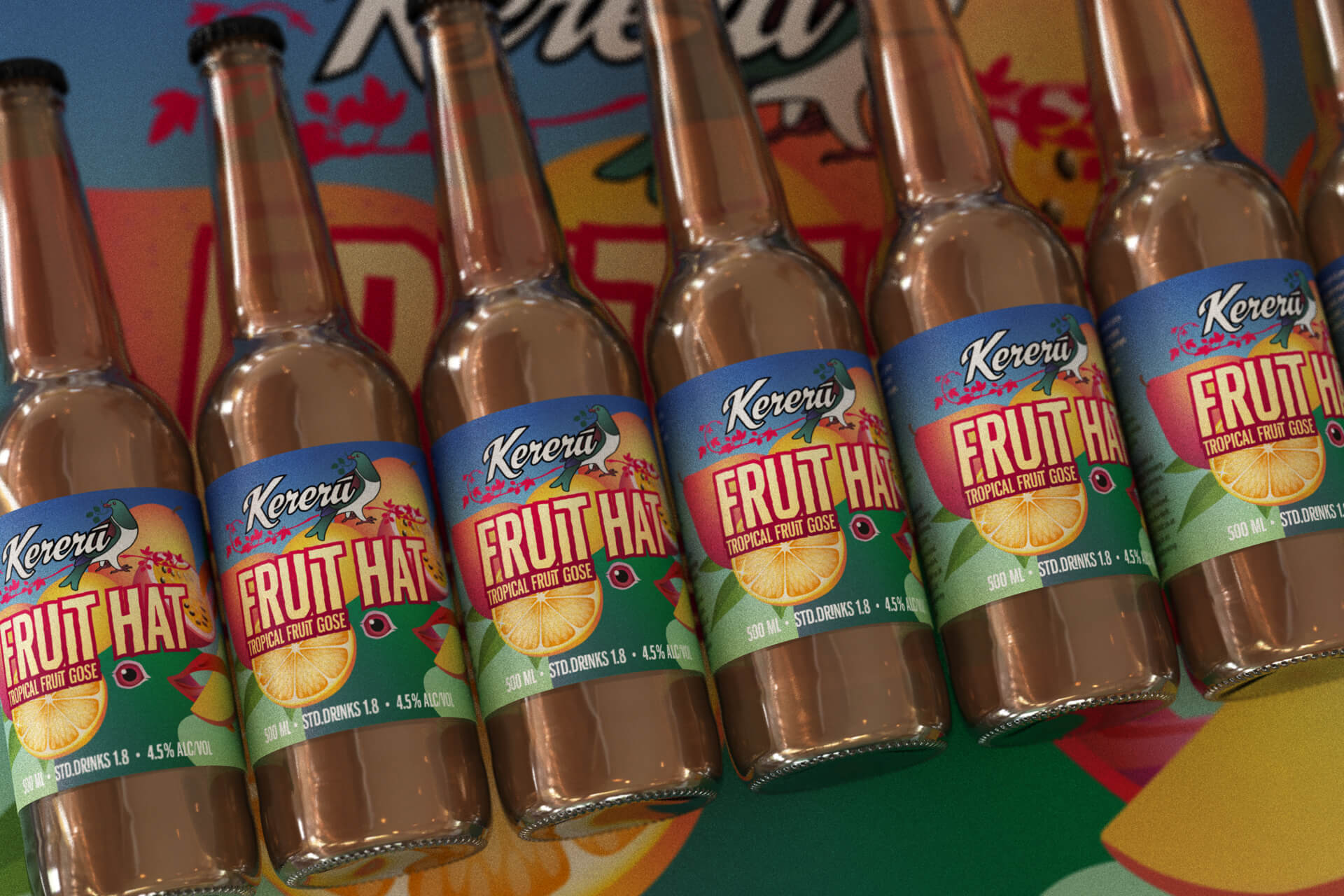 Tropical Fruit Hat Gose - Beer - Kereru Brewing