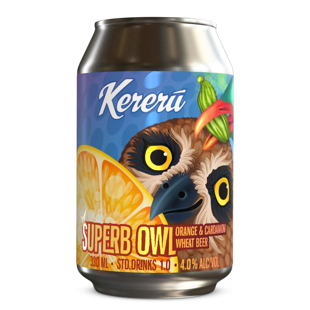 Superb Owl Orange & Cardamom Wheat Beer - Wheat Beer Hazy Blonde Beer ...