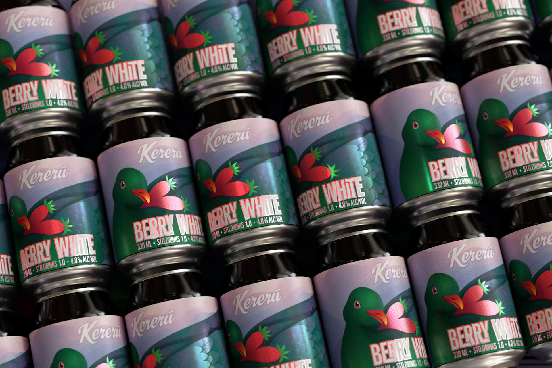 Berry White Wheat Beer - Retired Beer - Kereru Brewing