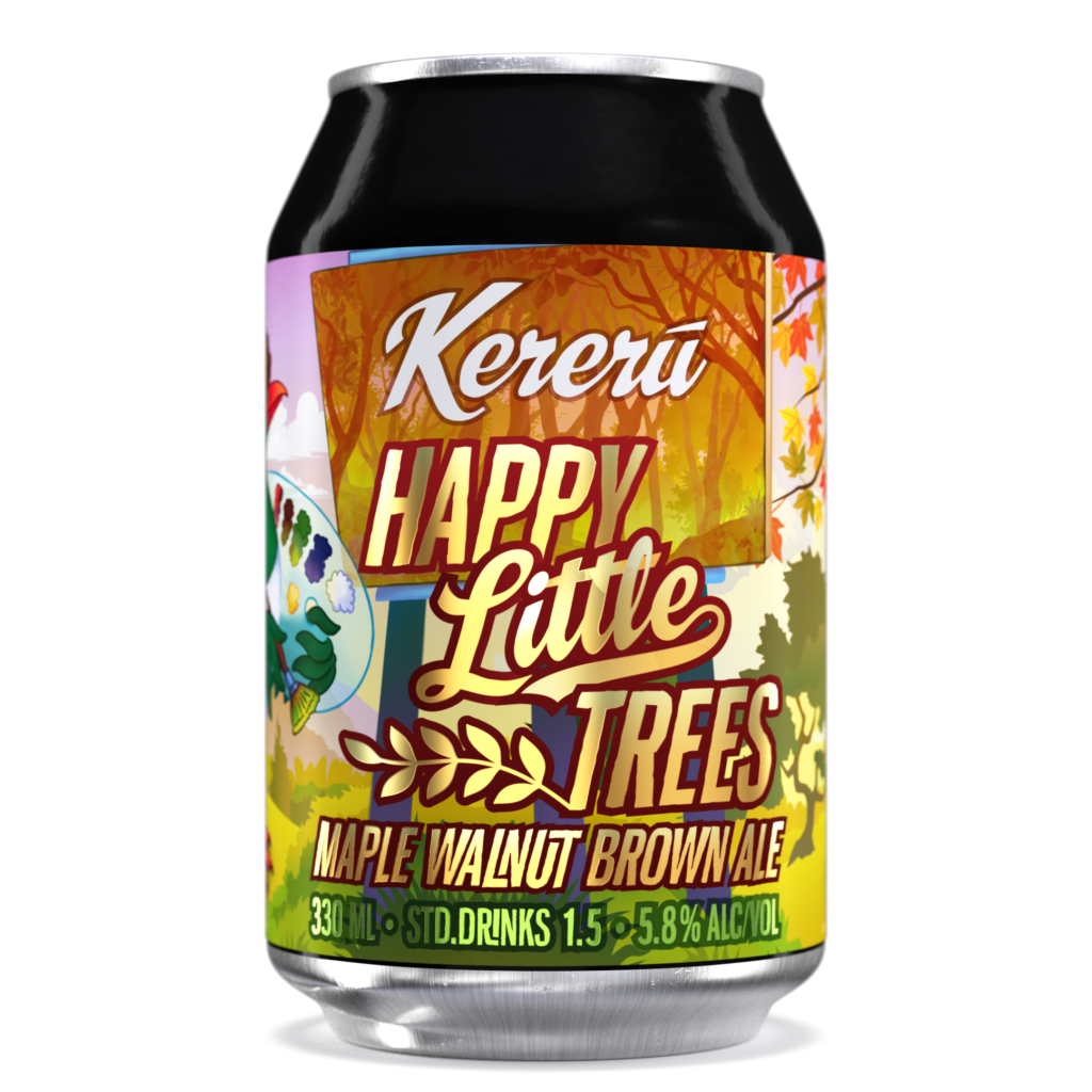 Happy Little Trees Maple Walnut Brown Ale - Unusual Brown Beer - Kereru ...