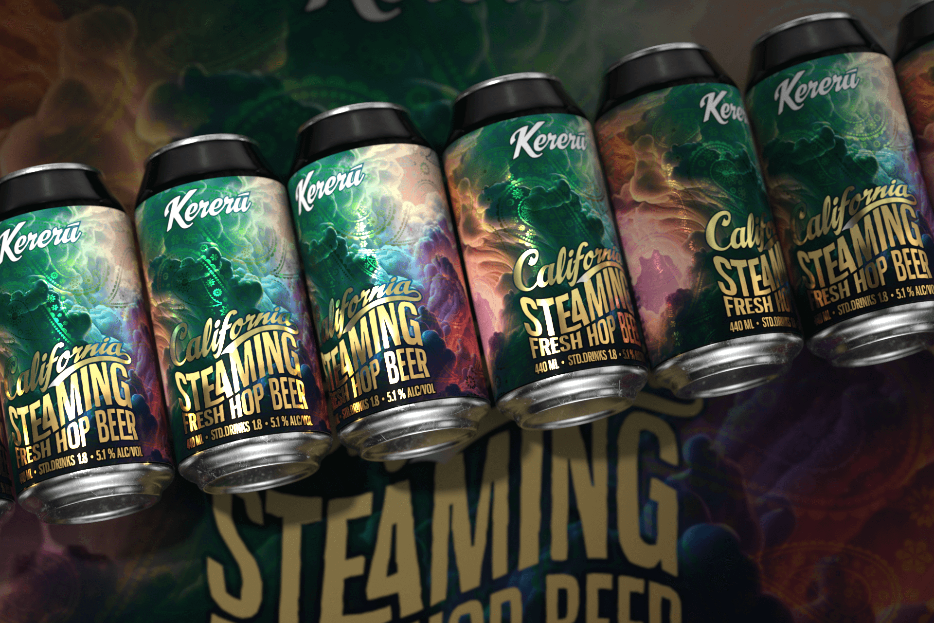 California Steaming Fresh Hop Beer - Kereru Brewing