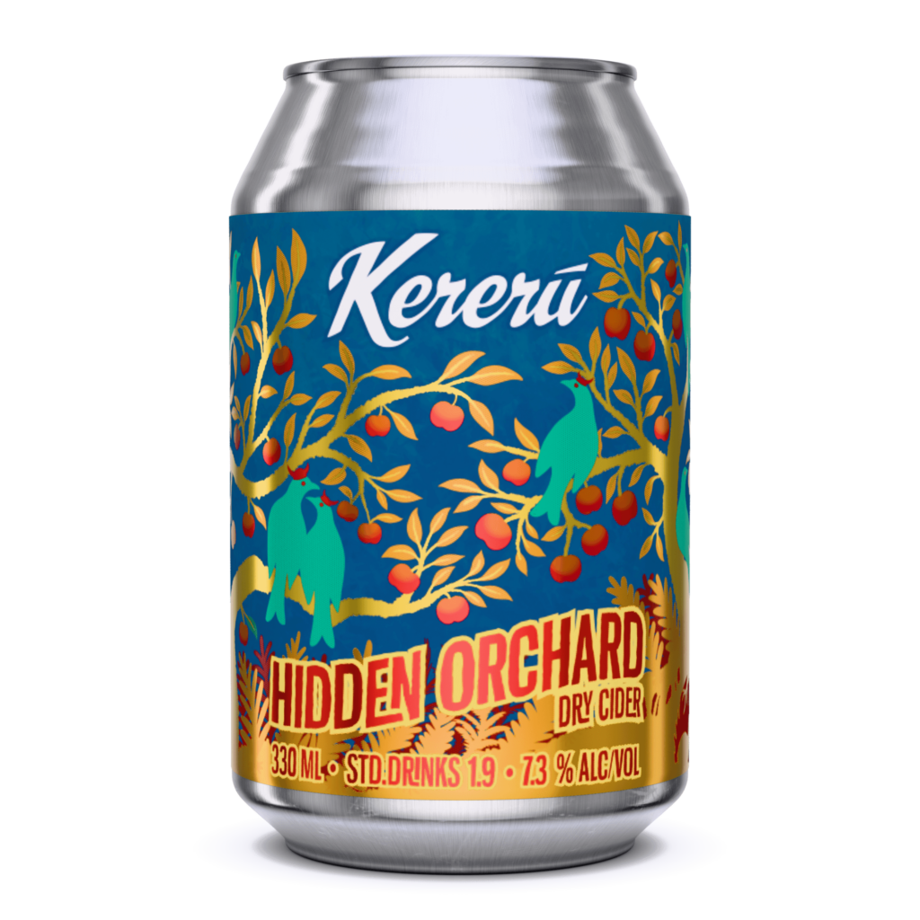 Hidden Orchard Dry Cider - New Zealand - Kereru Brewing